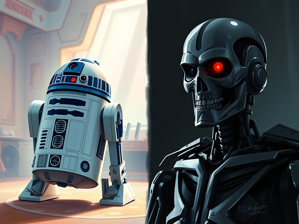 On a scale from R2-D2 to Terminator, what is your comfortability with ...